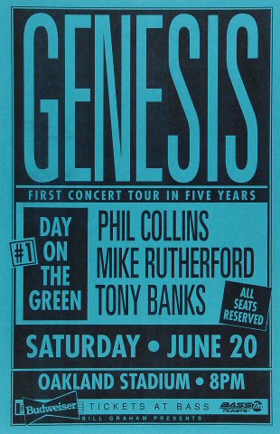 Genesis Oakland Coliseum Stadium on 20 Jun 92