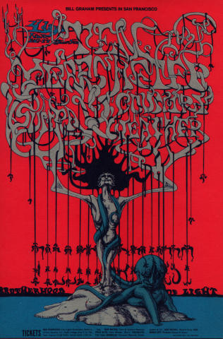Ten Years After Vintage Concert Poster from Fillmore West Ten Years After Vintage Concert Poster from Fillmore West