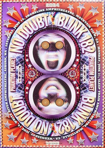 No Doubt Vintage Concert Poster from White River Amphitheatre, Jun 16 ...