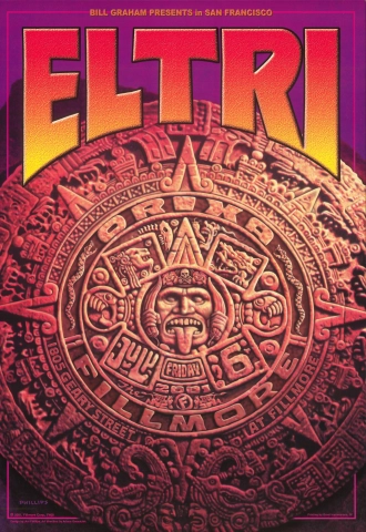 El Tri Vintage Concert Poster from Fillmore Auditorium, Jul 6, 2001 at ...