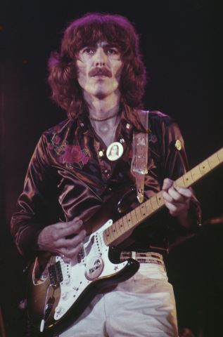 George Harrison Vintage Concert Photo Fine Art Print at Wolfgang's