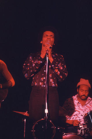 Johnny Nash Vintage Concert Photo Fine Art Print at Wolfgang's