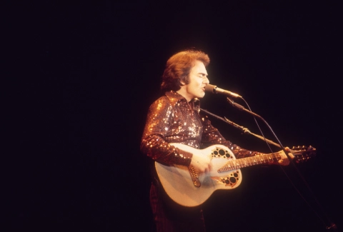 Neil Diamond Vintage Concert Photo Fine Art Print, 1976 at Wolfgang's