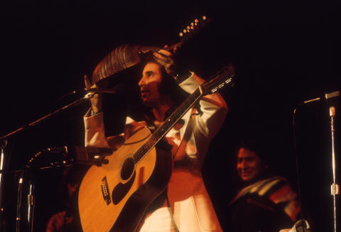 Paul Simon Vintage Concert Photo Fine Art Print at Wolfgang's