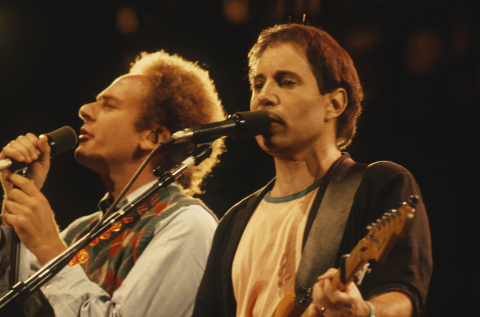 Simon & Garfunkel Vintage Concert Photo Fine Art Print at Wolfgang's