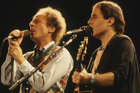 Simon & Garfunkel Vintage Concert Photo Fine Art Print at Wolfgang's