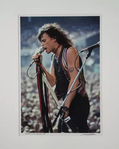 Steven Tyler Vintage Concert Photo Fine Art Print from Oakland Coliseum ...