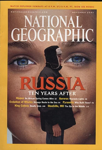 National Geographic | November 2001 at Wolfgang's