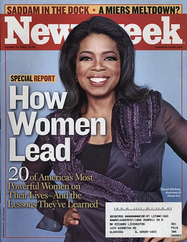 Newsweek | October 24, 2005 at Wolfgang's