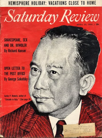 The Saturday Review | April 23, 1955 at Wolfgang's