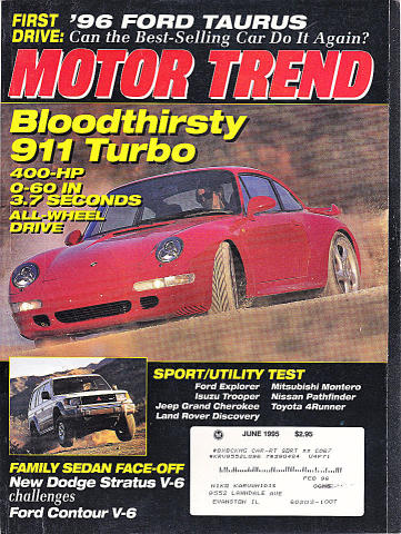 Motor Trend | June 1995 at Wolfgang's