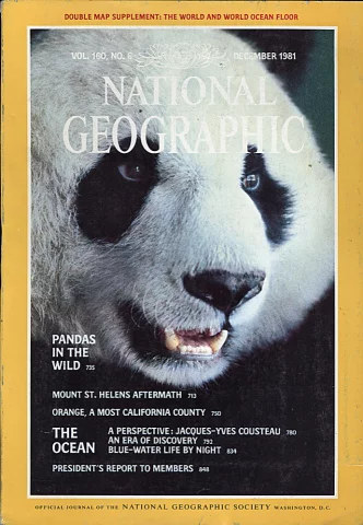 National Geographic | December 1981 at Wolfgang's