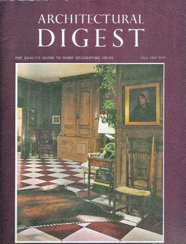 Architectural Digest | September 1967 at Wolfgang's