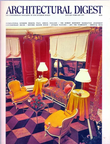 Architectural Digest | January 1975 at Wolfgang's