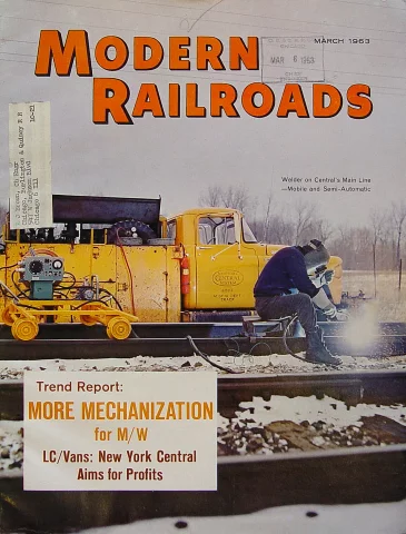 Modern Railroads | March 1963 at Wolfgang's
