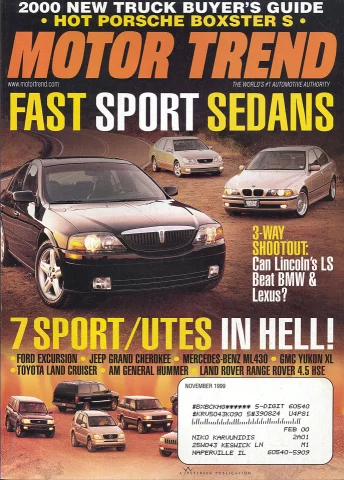 Motor Trend | November 1999 at Wolfgang's