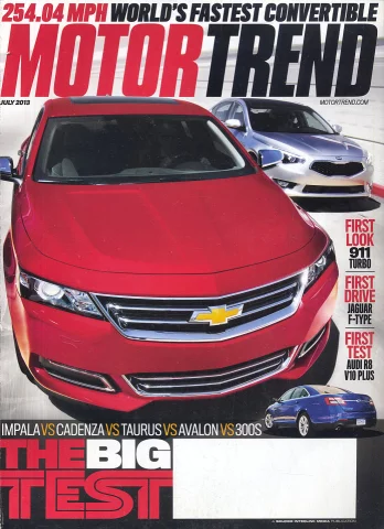 Motor Trend | July 2013 at Wolfgang's