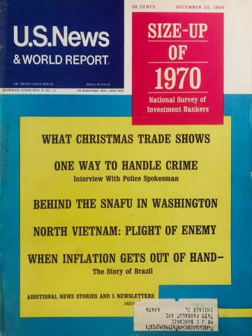 U.S. News | December 22, 1969 at Wolfgang's