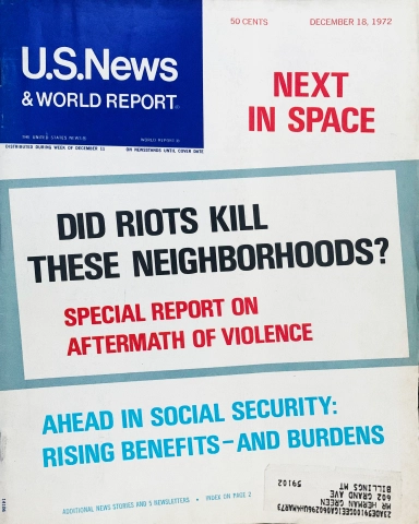 U.S. News | December 18, 1972 at Wolfgang's