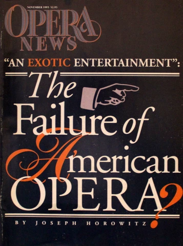 Opera News | November 1993 at Wolfgang's