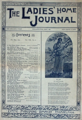 Ladies' Home Journal | May 1891 at Wolfgang's