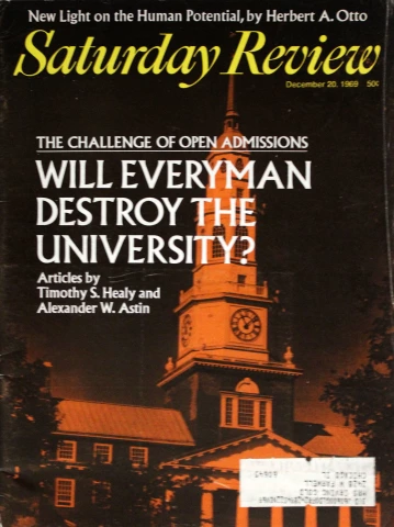 The Saturday Review | December 20, 1969 at Wolfgang's