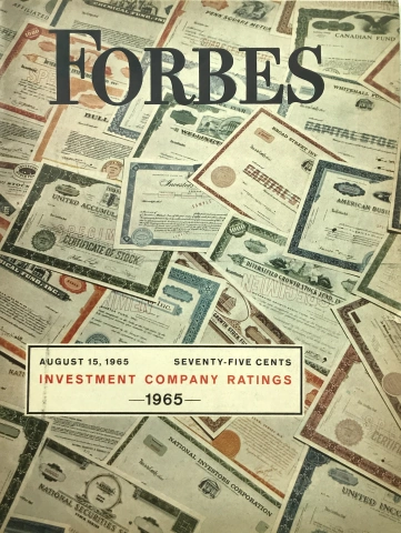 Forbes | August 15, 1965 at Wolfgang's