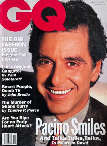 GQ | September 1992 at Wolfgang's