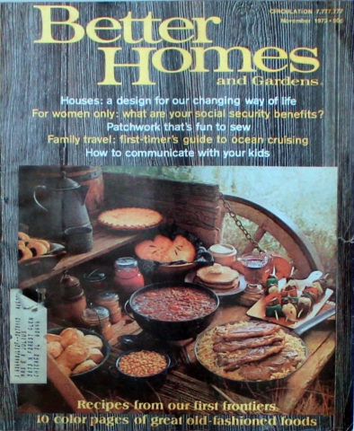 Better Homes And Gardens | November 1973 at Wolfgang's