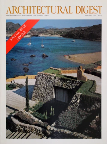 Architectural Digest | January 1992 at Wolfgang's