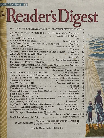 Readers Digest | January 1945 at Wolfgang's