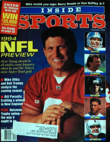Inside Sports 1994 NFL Preview | September 1994 at Wolfgang's