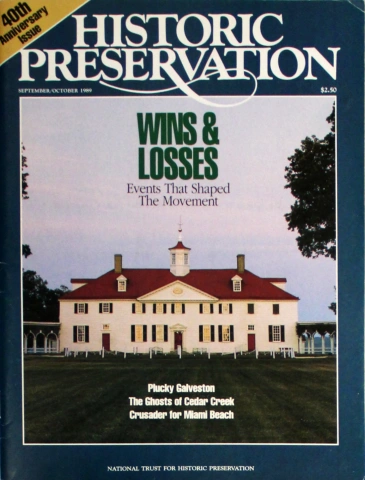 Historic Preservation | September 1989 at Wolfgang's