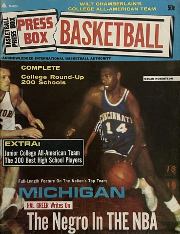 Press Box Basketball | March 1965 at Wolfgang's