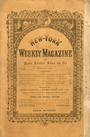 New York Weekly Magazine | February 9, 1867 at Wolfgang's