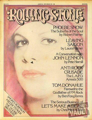 Rolling Stone | June 5, 1975 at Wolfgang's
