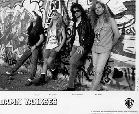Damn Yankees Vintage Concert Photo Promo Print, 1992 at Wolfgang's