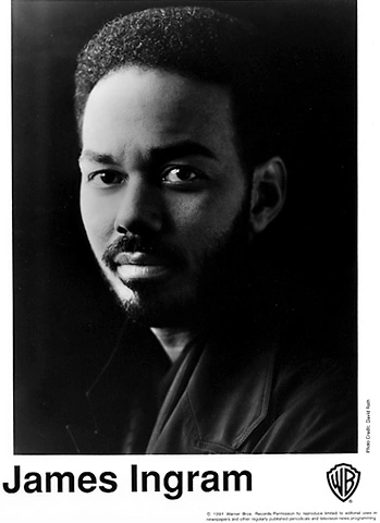 James Ingram Vintage Concert Photo Promo Print, 1991 at Wolfgang's
