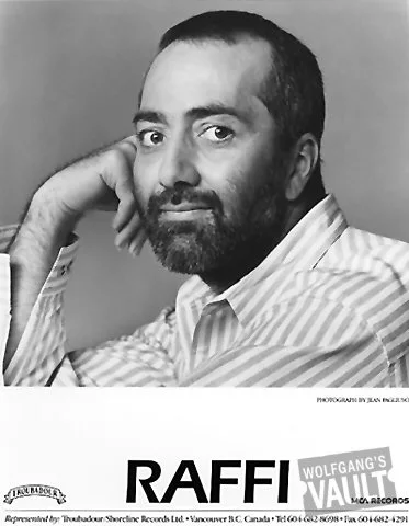 Raffi Vintage Concert Photo Promo Print at Wolfgang's