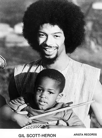 Gil Scott-Heron Vintage Concert Photo Promo Print at Wolfgang's