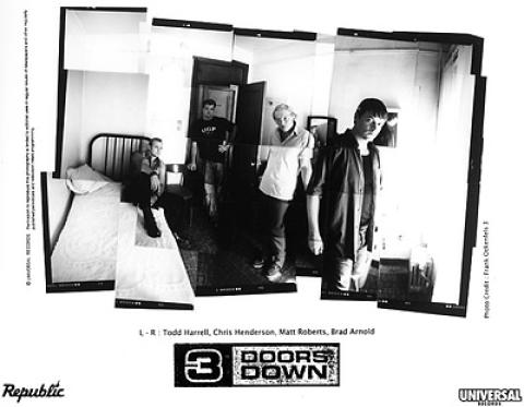 3 Doors Down Vintage Concert Photo Promo Print at Wolfgang's