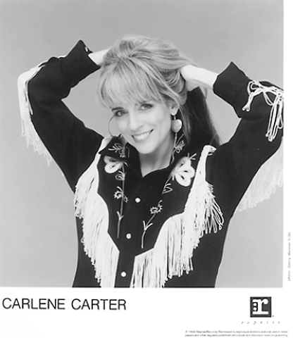 Carlene Carter Vintage Concert Photo Promo Print, 1990 at Wolfgang's