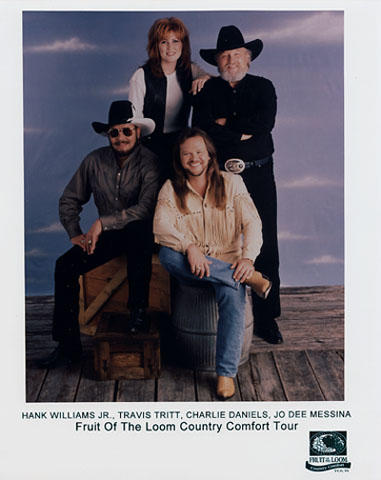 Hank Williams Jr. Vintage Concert Photo Promo Print at Wolfgang's