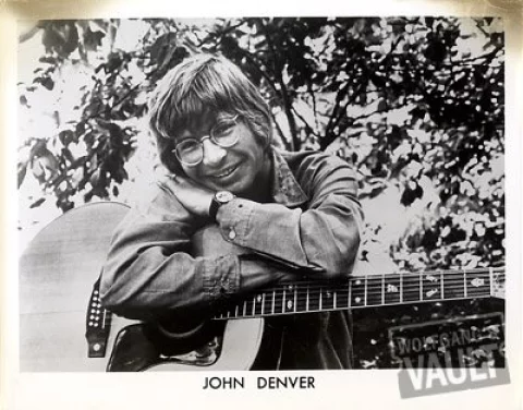 John Denver Vintage Concert Photo Promo Print at Wolfgang's