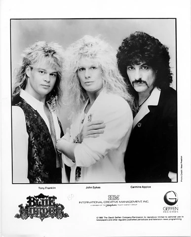 Blue Murder Vintage Concert Photo Promo Print, 1989 at Wolfgang's