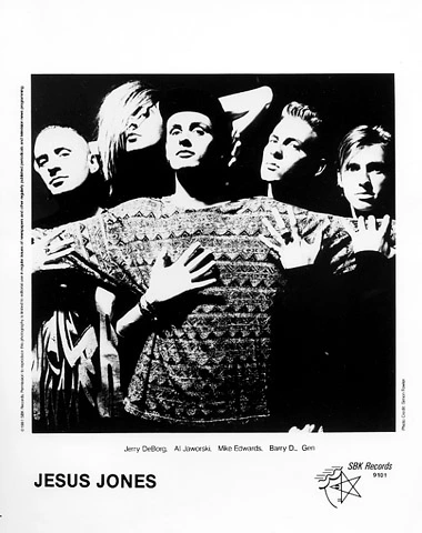 Jesus Jones Vintage Concert Photo Promo Print, 1991 at Wolfgang's