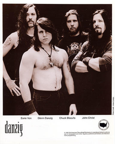 Danzig Vintage Concert Promo Print, 1992 at Wolfgang's