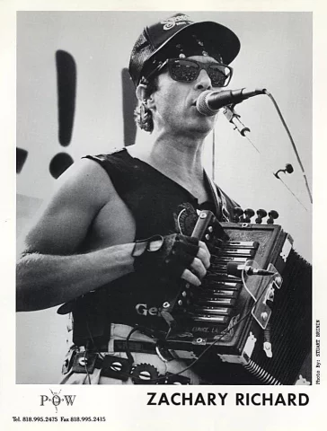 Zachary Richard Vintage Concert Photo Promo Print at Wolfgang's