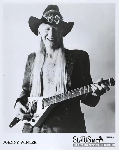 Johnny Winter Vintage Concert Photo Promo Print at Wolfgang's