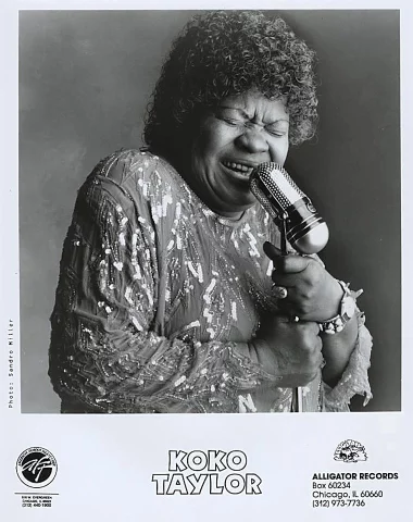 Koko Taylor Vintage Concert Photo Promo Print at Wolfgang's
